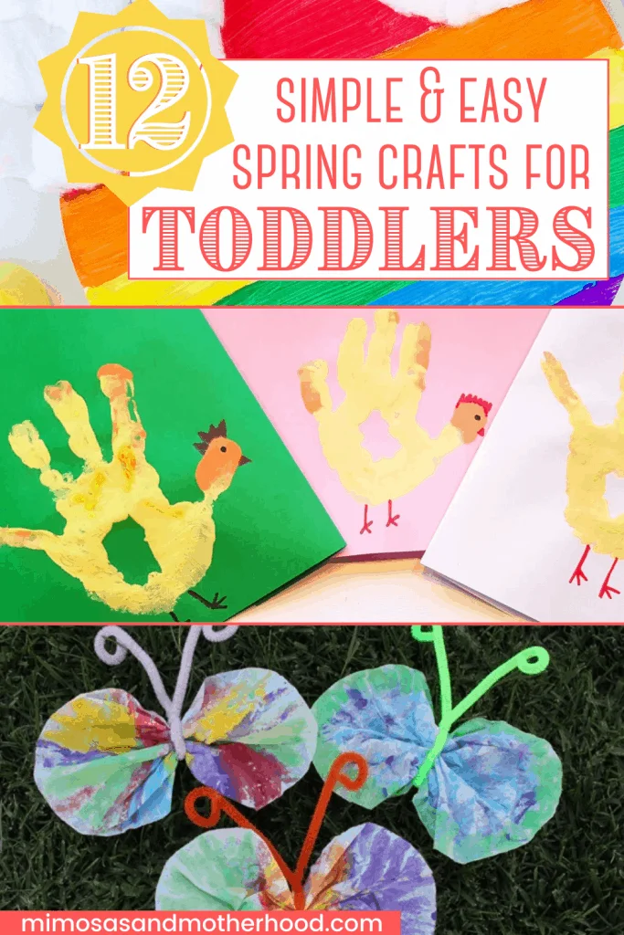 Simple & Easy Spring Crafts for Toddlers - Mimosas & Motherhood
