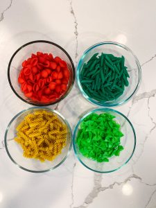 How to Dye Pasta for Crafts - Mimosas & Motherhood