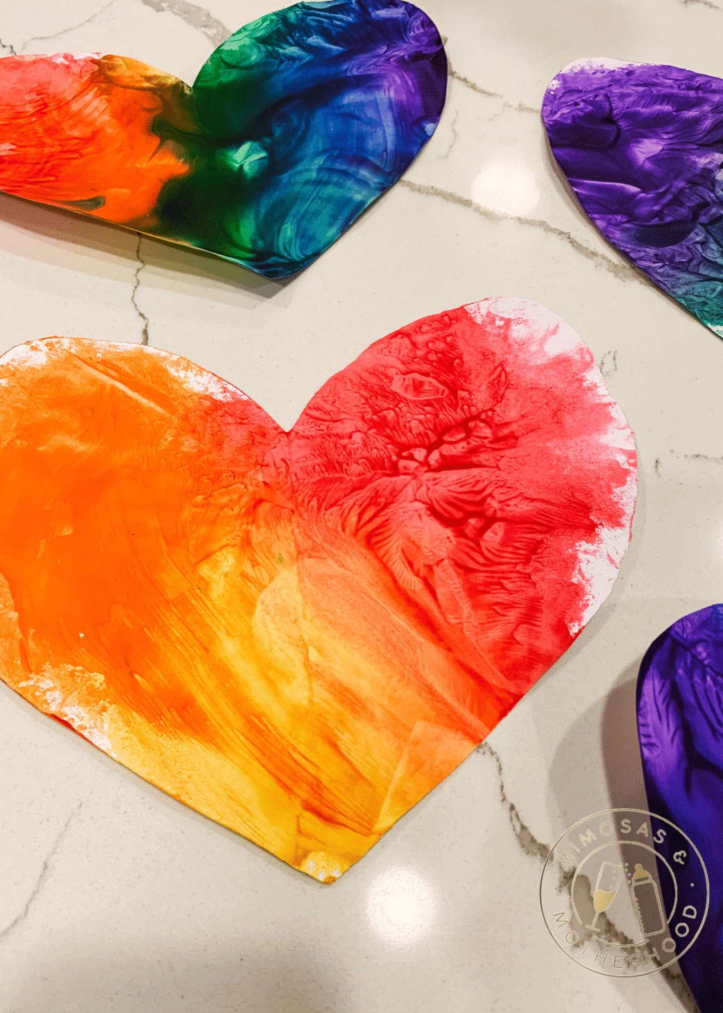 Mess Free Smush Paintings for Kids - Mimosas & Motherhood