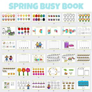 Spring Busy Book - Mimosas & Motherhood