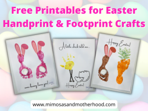 Free Printable Handprint and Footprint Easter Crafts for Toddlers ...