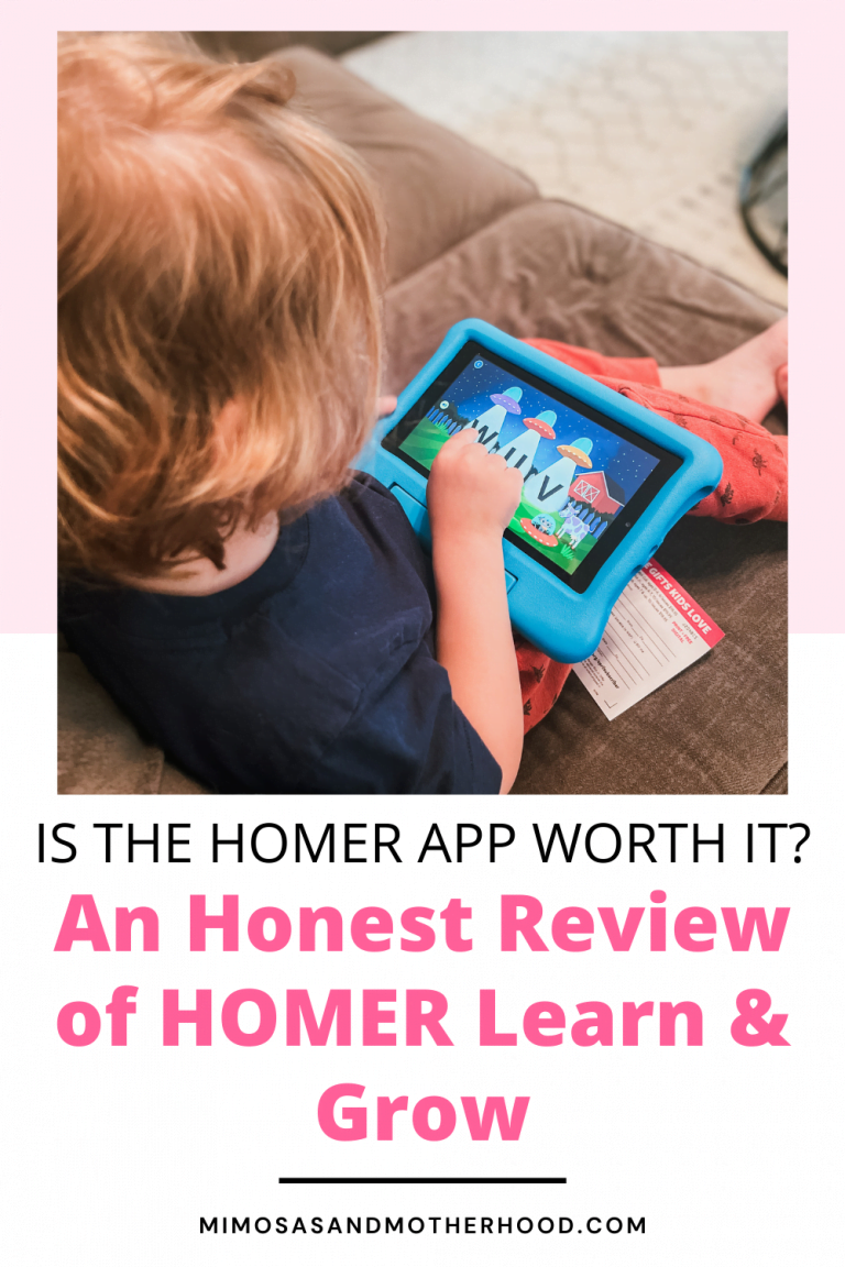 A Parent’s Honest Review of Homer Learn & Grow App - Mimosas & Motherhood