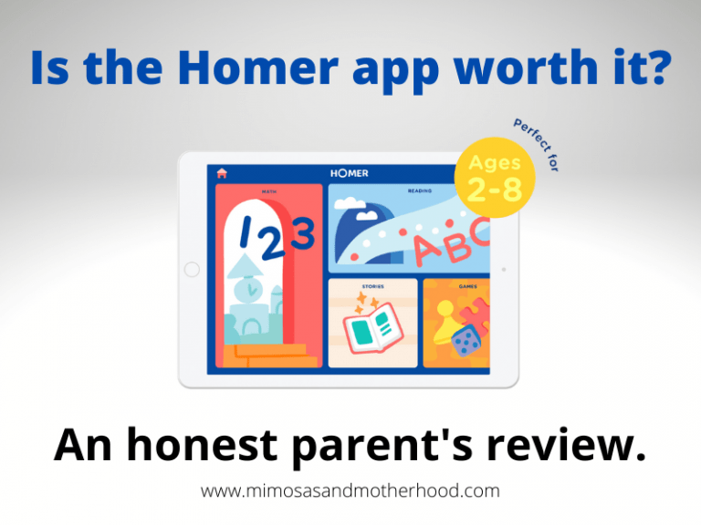 A Parent’s Honest Review of Homer Learn & Grow App - Mimosas & Motherhood