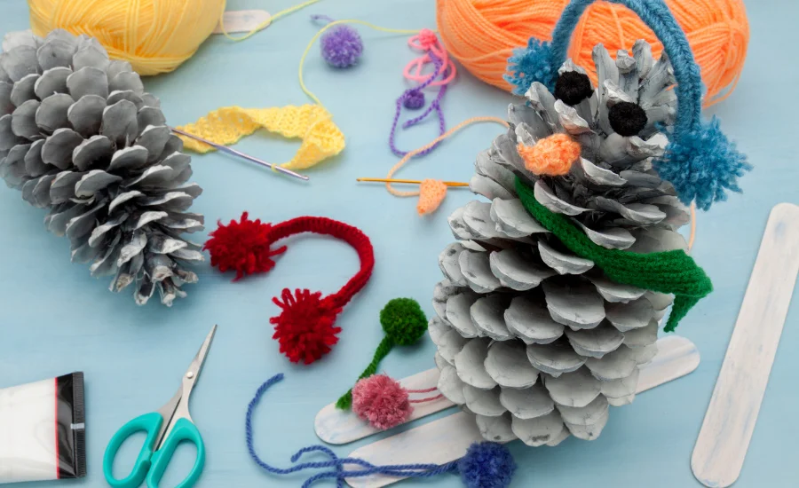 How to Clean Pine Cones for Crafting - Mimosas & Motherhood