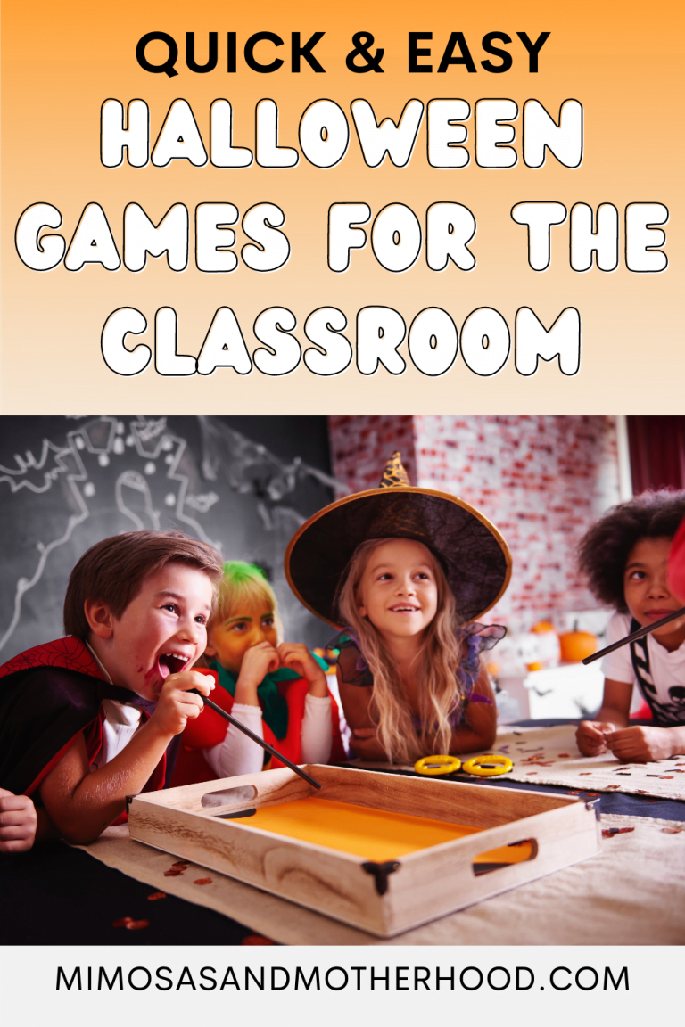 Quick and Easy Halloween Games for the Classroom - Mimosas & Motherhood