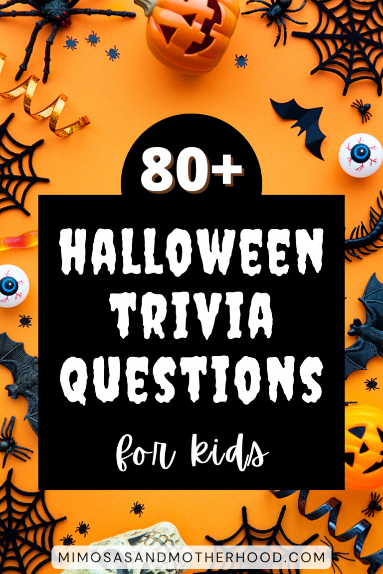 Halloween Trivia for Kids: 80+ Questions - Mimosas & Motherhood