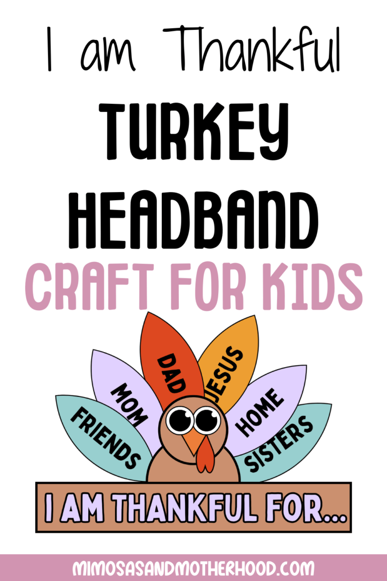 Thanksgiving I am Thankful Turkey Headband Craft {Free Printable ...