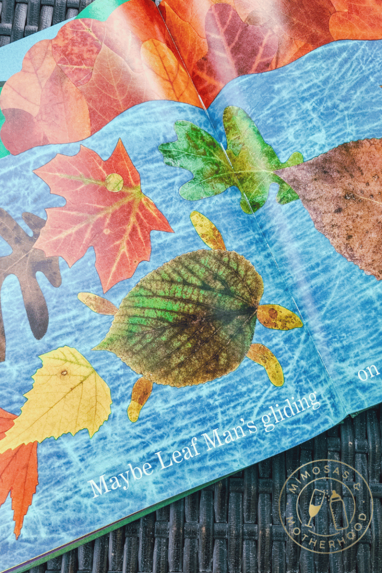 Leaf Man Craft for Kids - Mimosas & Motherhood