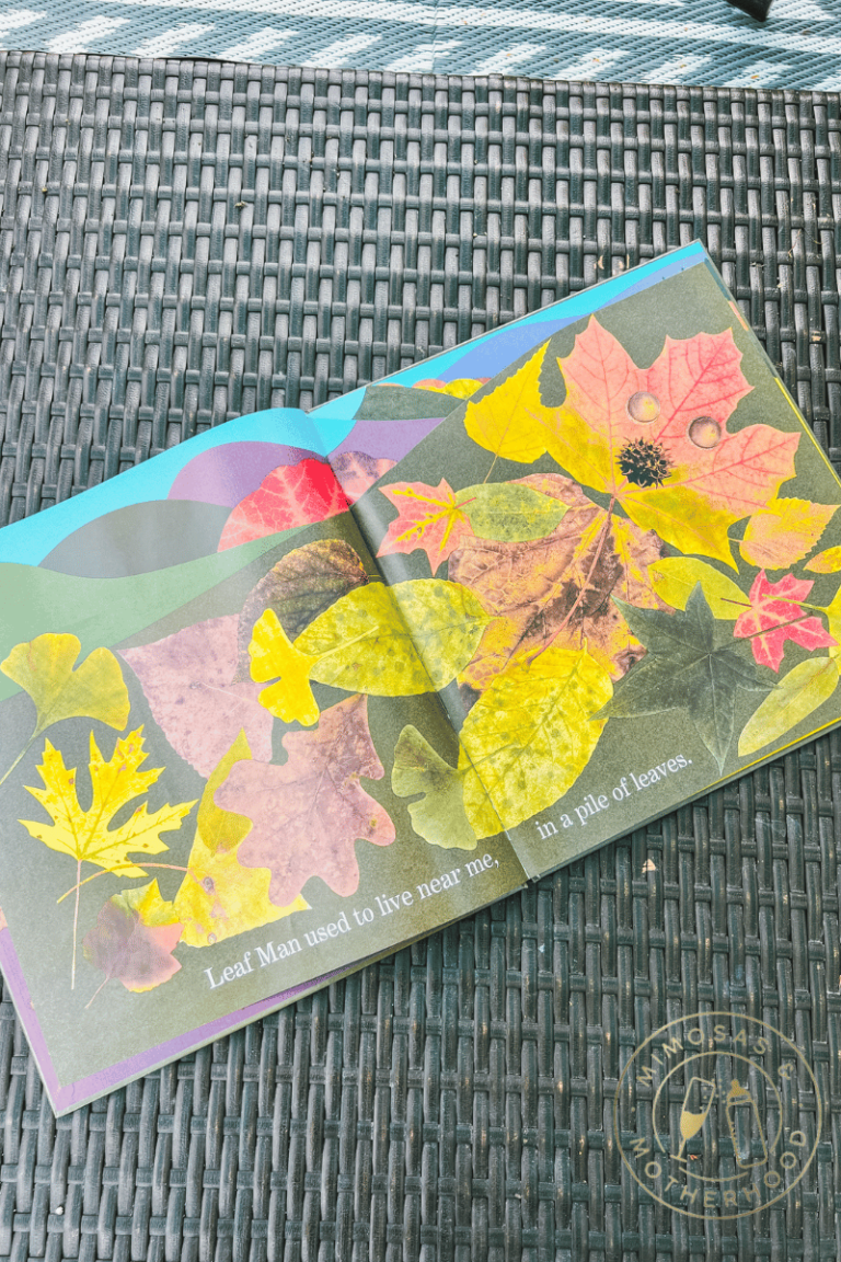 Leaf Man Craft for Kids - Mimosas & Motherhood