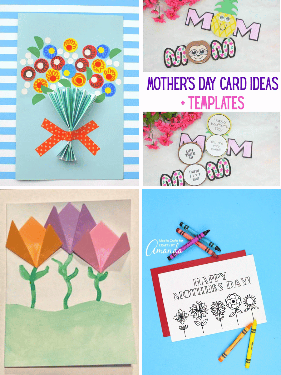 Sweet Mother's Day Card Ideas for Kids - Mimosas & Motherhood