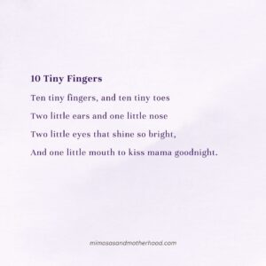 18 of the Best Poems for Babies - Mimosas & Motherhood