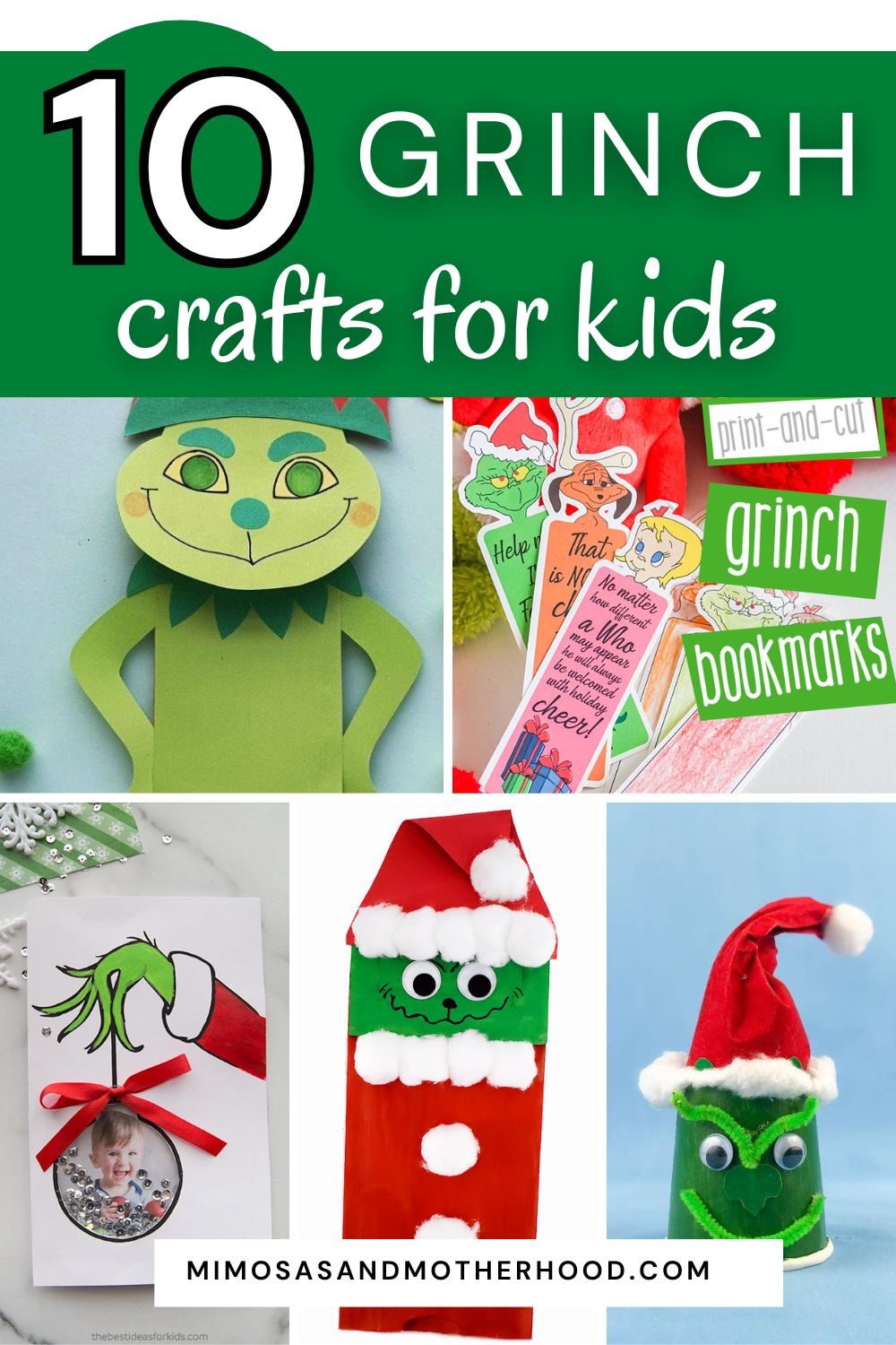 10 Grinch Crafts for Kids - Mimosas & Motherhood