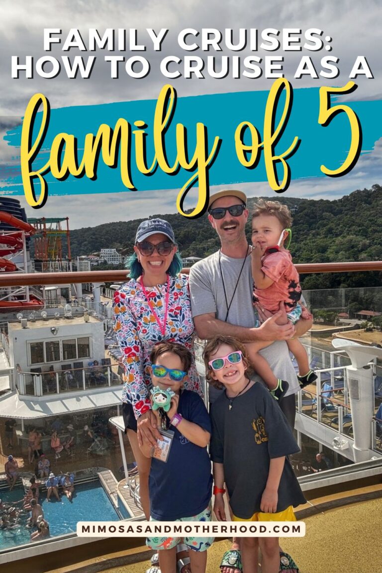 Family Cruises: How to Cruise with a Family of 5 - Mimosas & Motherhood