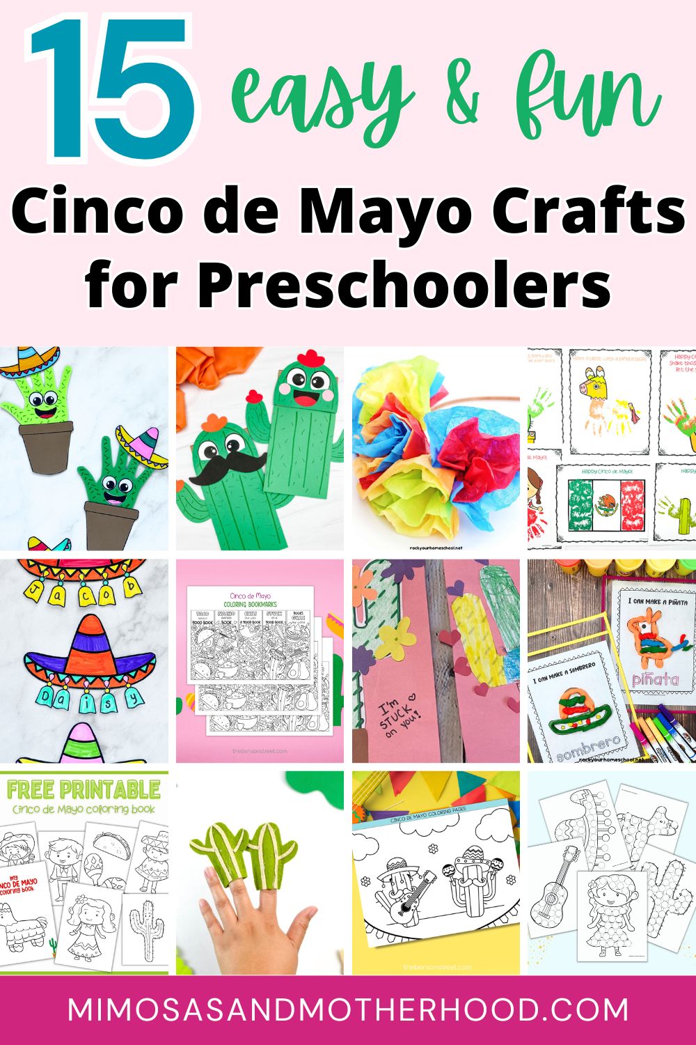 15 Cinco de Mayo Crafts for Preschoolers - Mimosas & Motherhood