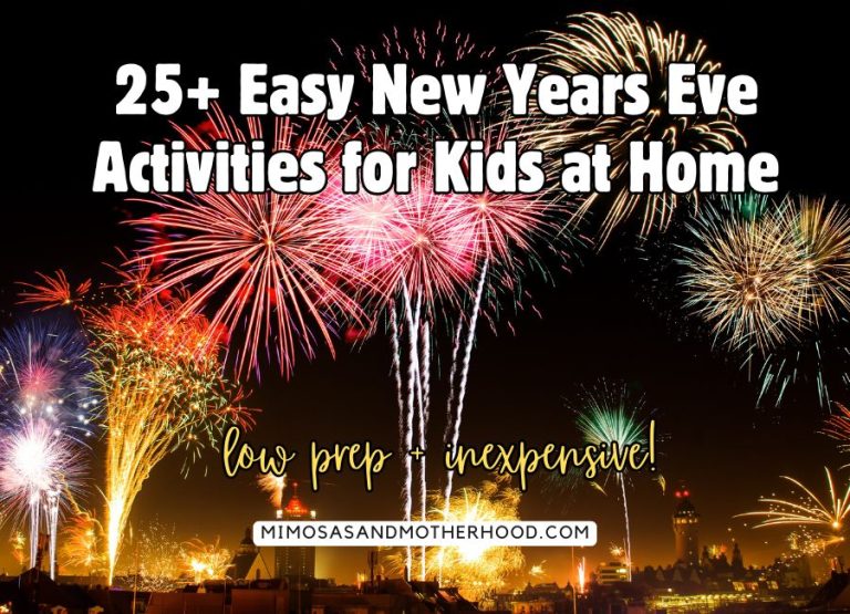 25 Fun & Festive New Year’s Eve Party Ideas for Kids - Mimosas & Motherhood