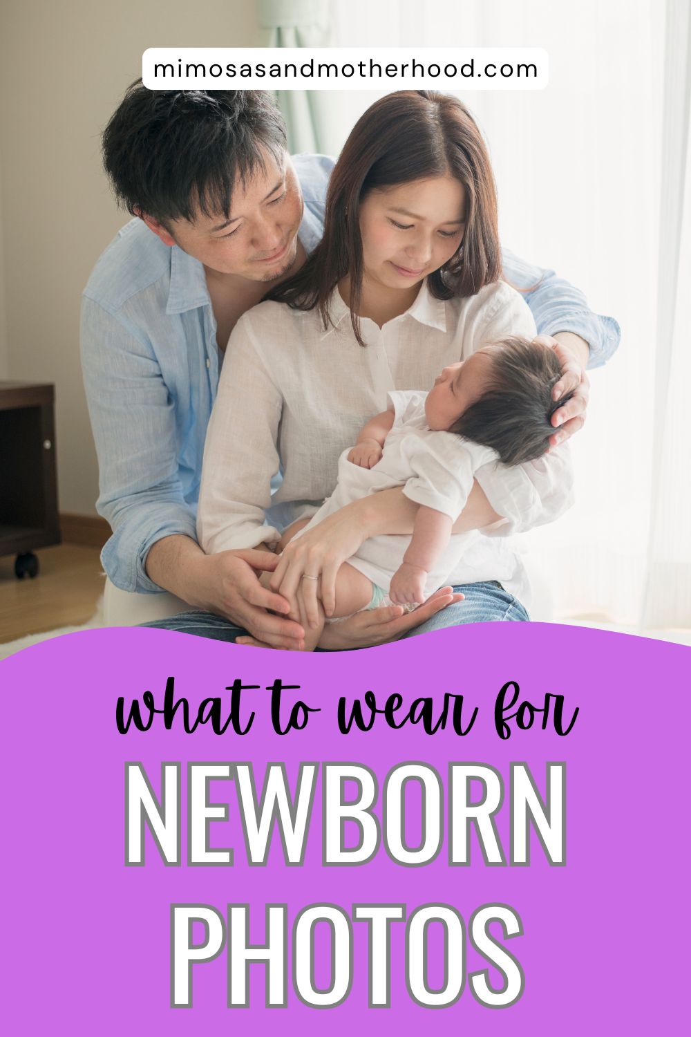 What to Wear for Newborn Photos - Mimosas & Motherhood