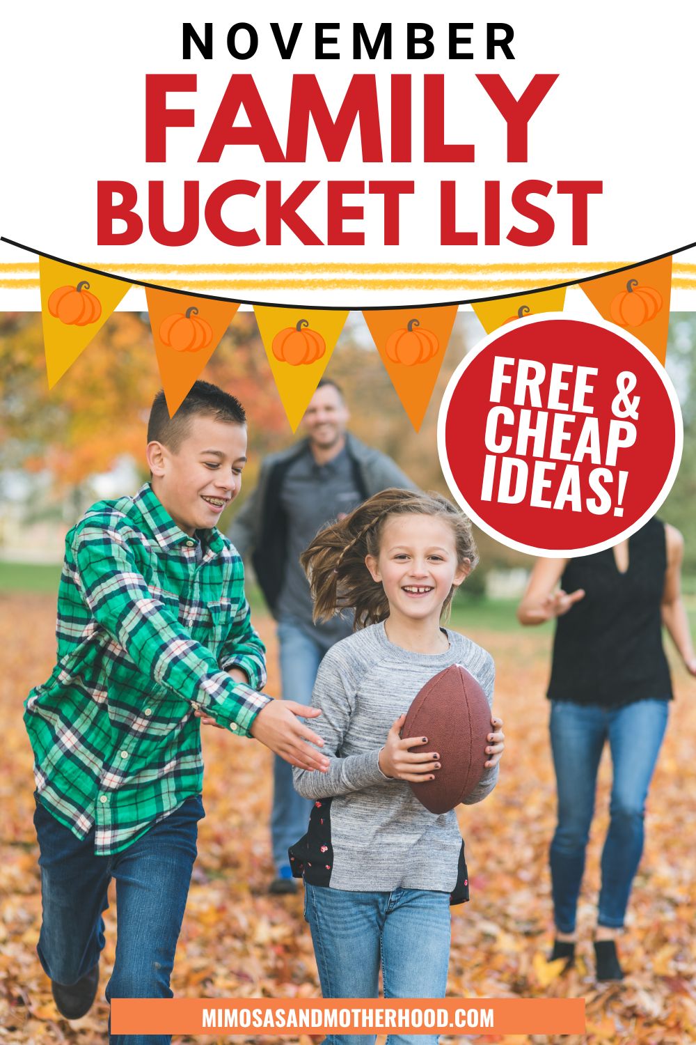 November Family Bucket List: 30 Fun Ideas (+ Free Printable) - Mimosas ...