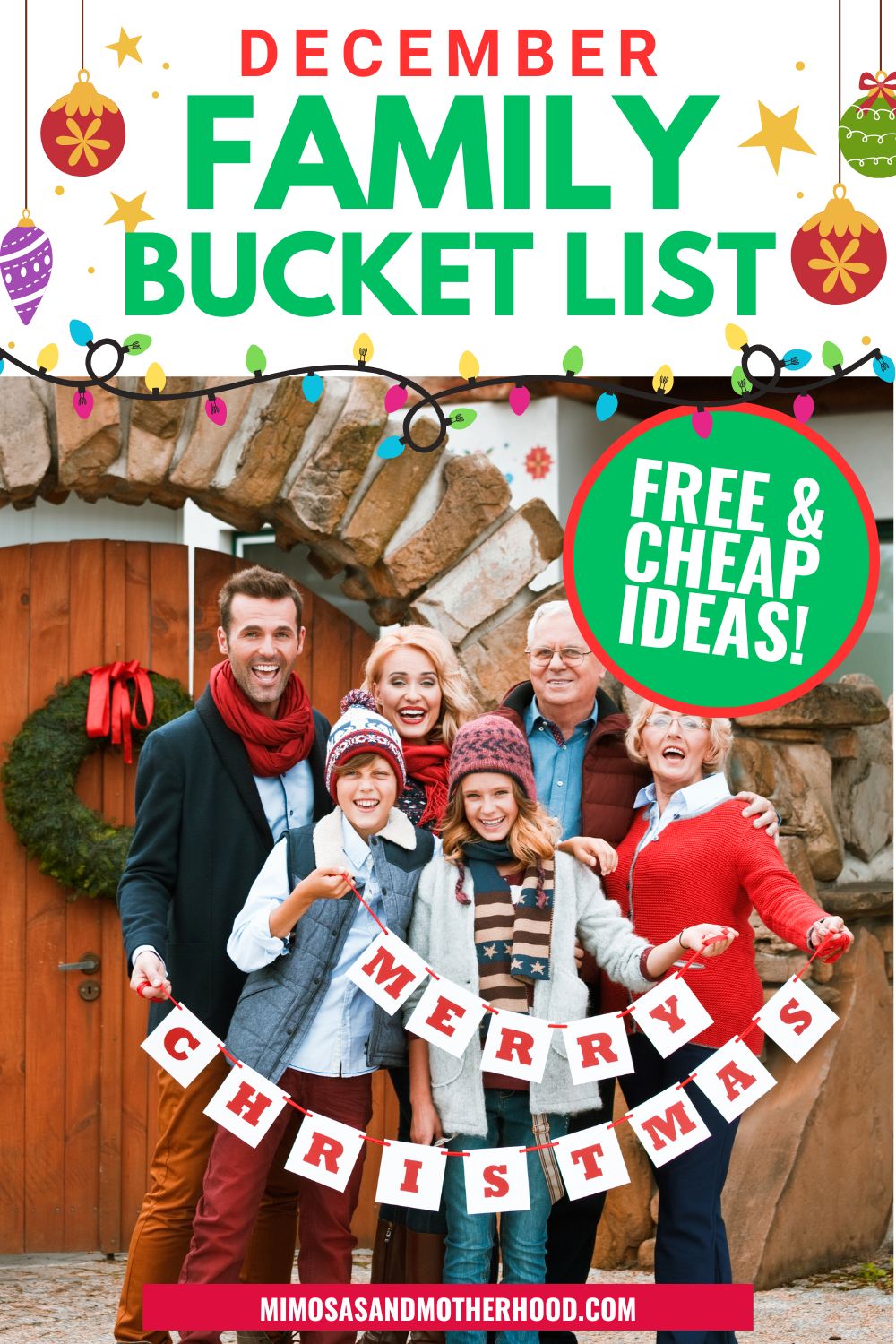 December Family Bucket List: 31 Fun Ideas (+ Free Printable) - Mimosas ...